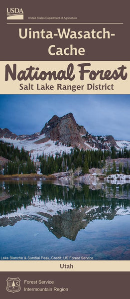 UINTA WASATCH CACHE NF SALT LAKE RD, UT [Map] | Wide World Maps & MORE!
