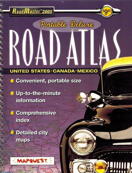 Roadmaster Portable Deluxe Road Atlas 2005 [Spiral-bound] Mapquest ...