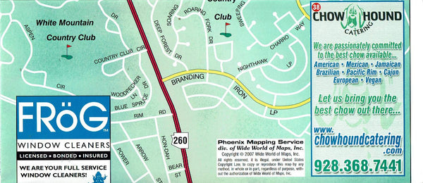 Street Map Of Pinetop Az