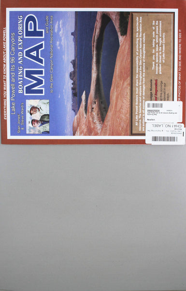 Lake Powell and Its 96 Canyons Boating and Exploring Map [Map] Stan ...