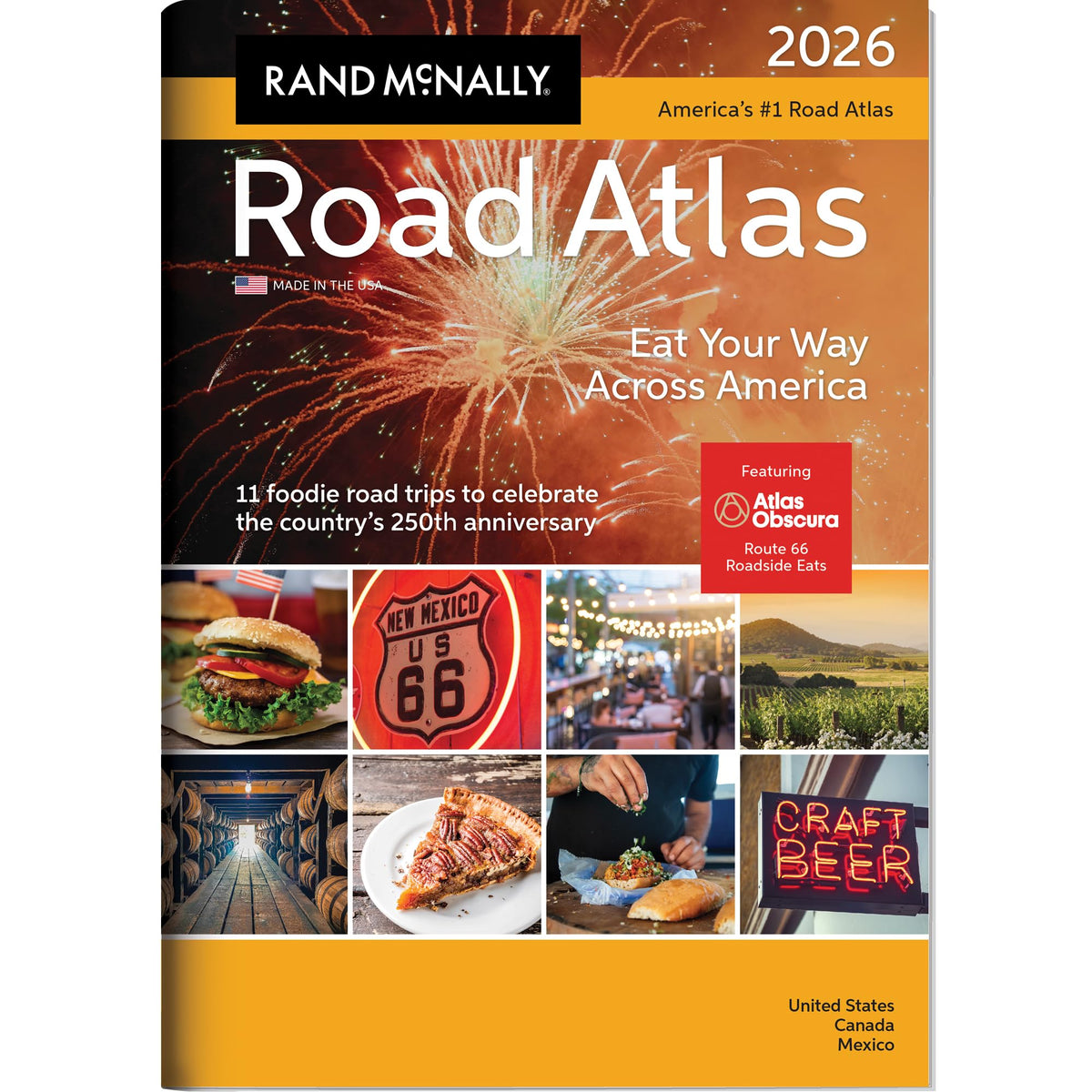 2026 Road Atlas: United States, Canada, Mexico – Wide World Maps & MORE!