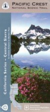 Pacific Crest Trail Central Sierra Hiking Map | Wide World Maps & MORE!