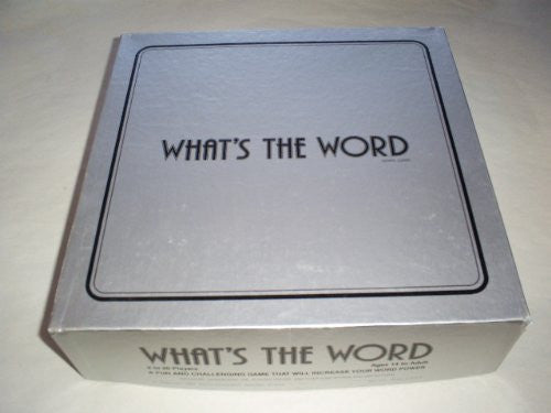 WHAT'S THE WORD: A fun and challenging game that will increase your ...
