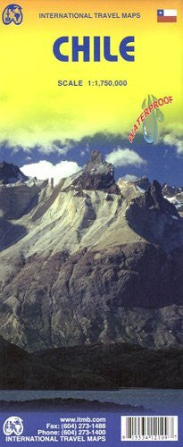 Chile Travel Reference Map 1: 1,750,000-2012*** (International Travel ...