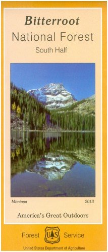 Map: Bitterroot National Forest Map South Half | Wide World Maps & MORE!