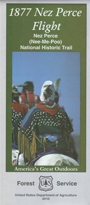 1877 Nez Perce Flight - Nez Perce National Historic Trail Map | Wide ...