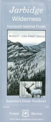 Jarbidge Wilderness Map - Nevada, Humboldt-Toyabe [Map] USGS and Forest ...