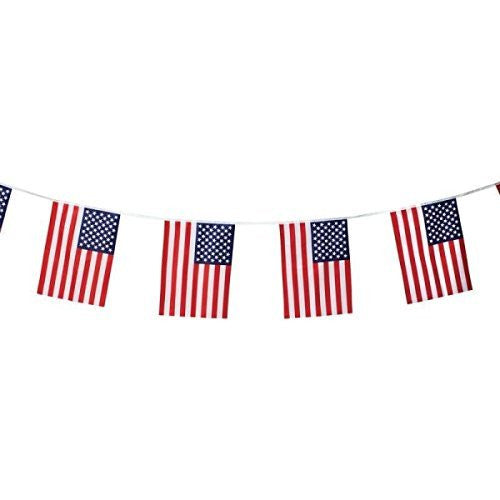 BNF GFLGBNT2 USA String Flags, 12 by 18" | Wide World Maps & MORE!
