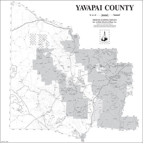 Yavapai County Wall Map | Wide World Maps & MORE!