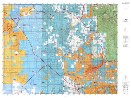 Arizona 20C Hunt Area / Game Management Unit (GMU) Map | Wide World ...