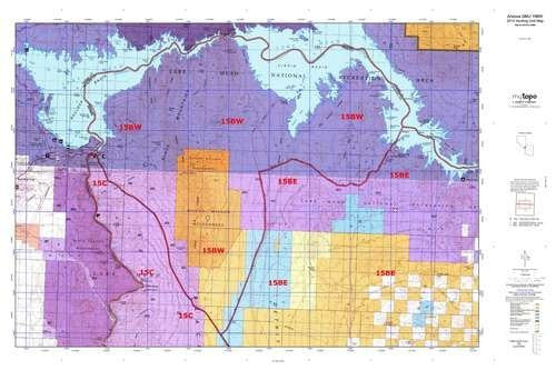 Arizona 15BW Hunt Area / Game Management Unit (GMU) Map | Wide World ...