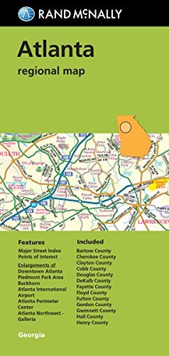 Folded Map: Atlanta Regional Map | Wide World Maps & MORE!