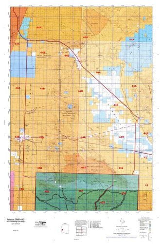 Arizona GMU 44B Hunt Area / Game Management Units (GMU) Map | Wide ...