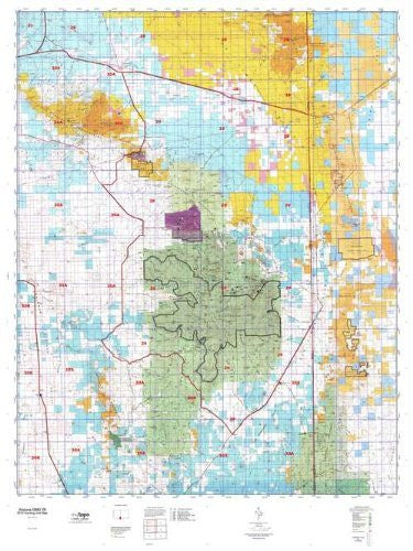 Arizona 29 Hunt Area / Game Management Unit (GMU) Map | Wide World Maps ...