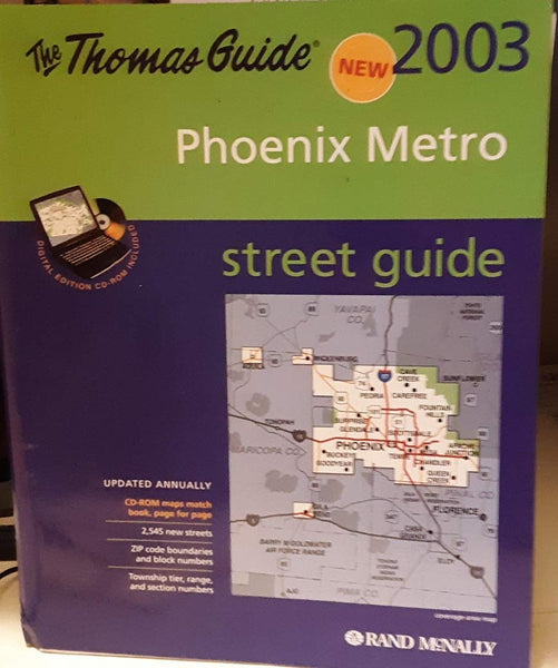 Thomas Guide 2003 Phoenix Metro Street: Spiral | Wide World Maps & MORE!