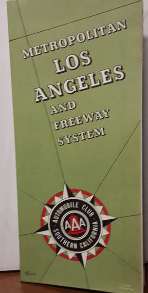 METROPOLITAN LOS ANGELES and FREEWAY SYSTEM. Map. | Wide World Maps & MORE!