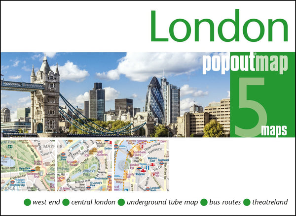 London PopOut Map (PopOut Maps) Maps, PopOut | Wide World Maps & MORE!